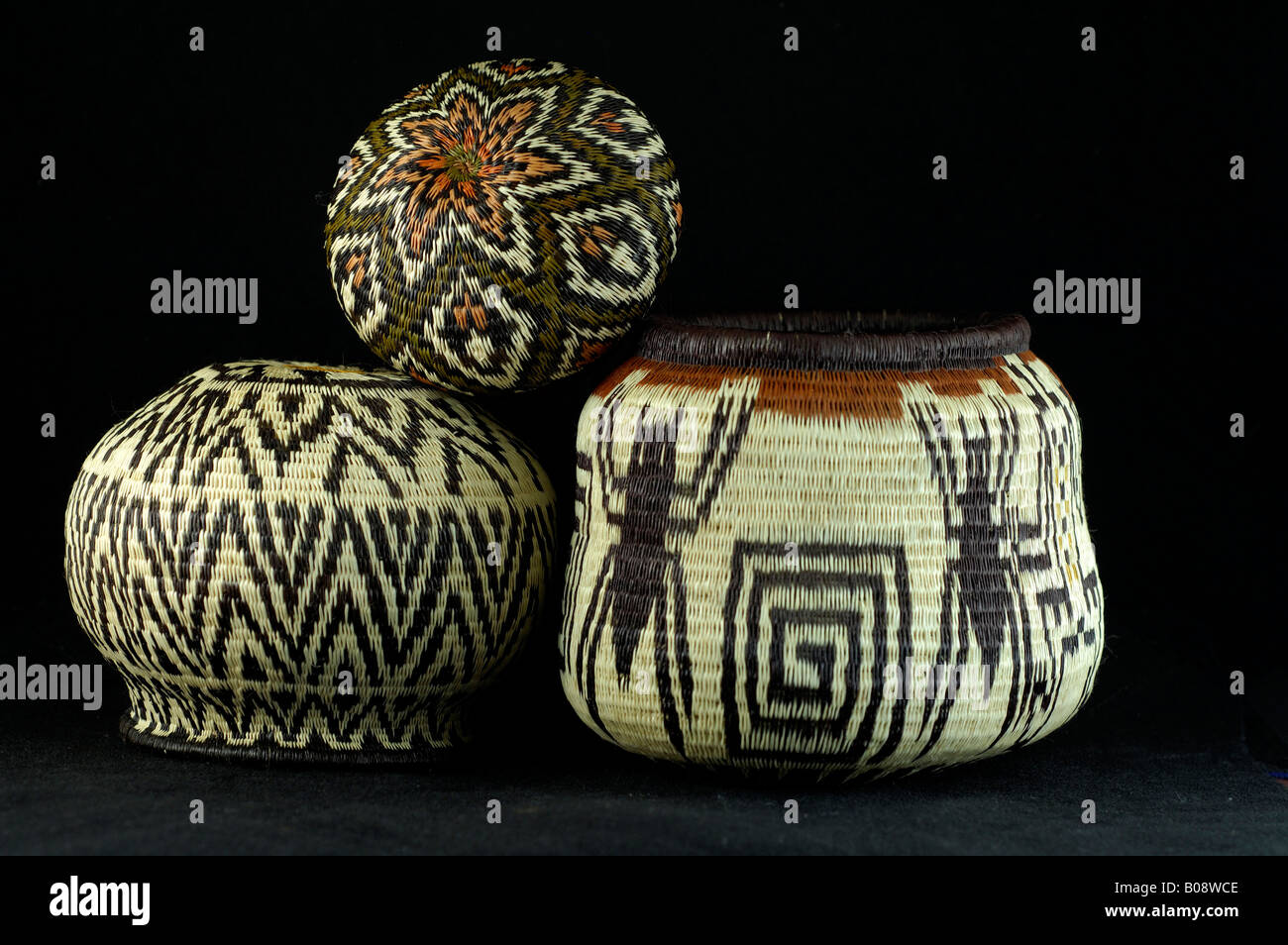 Latin America, Panama, Panamanian arts & crafts.Traditional Embera ...