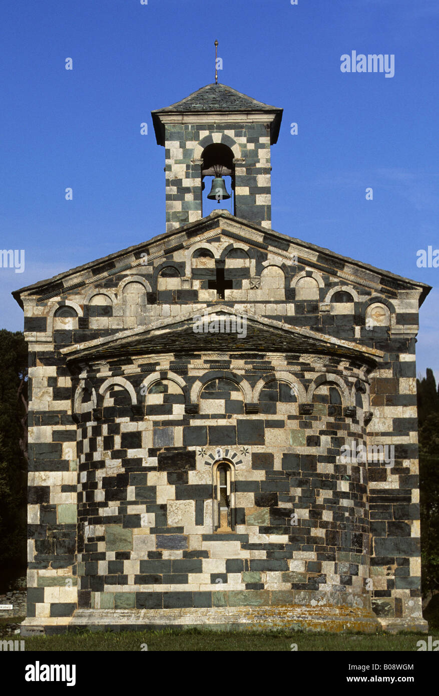 Pisan-Romanesque style San Michele Church in Murato, Nebbio, Corsica ...