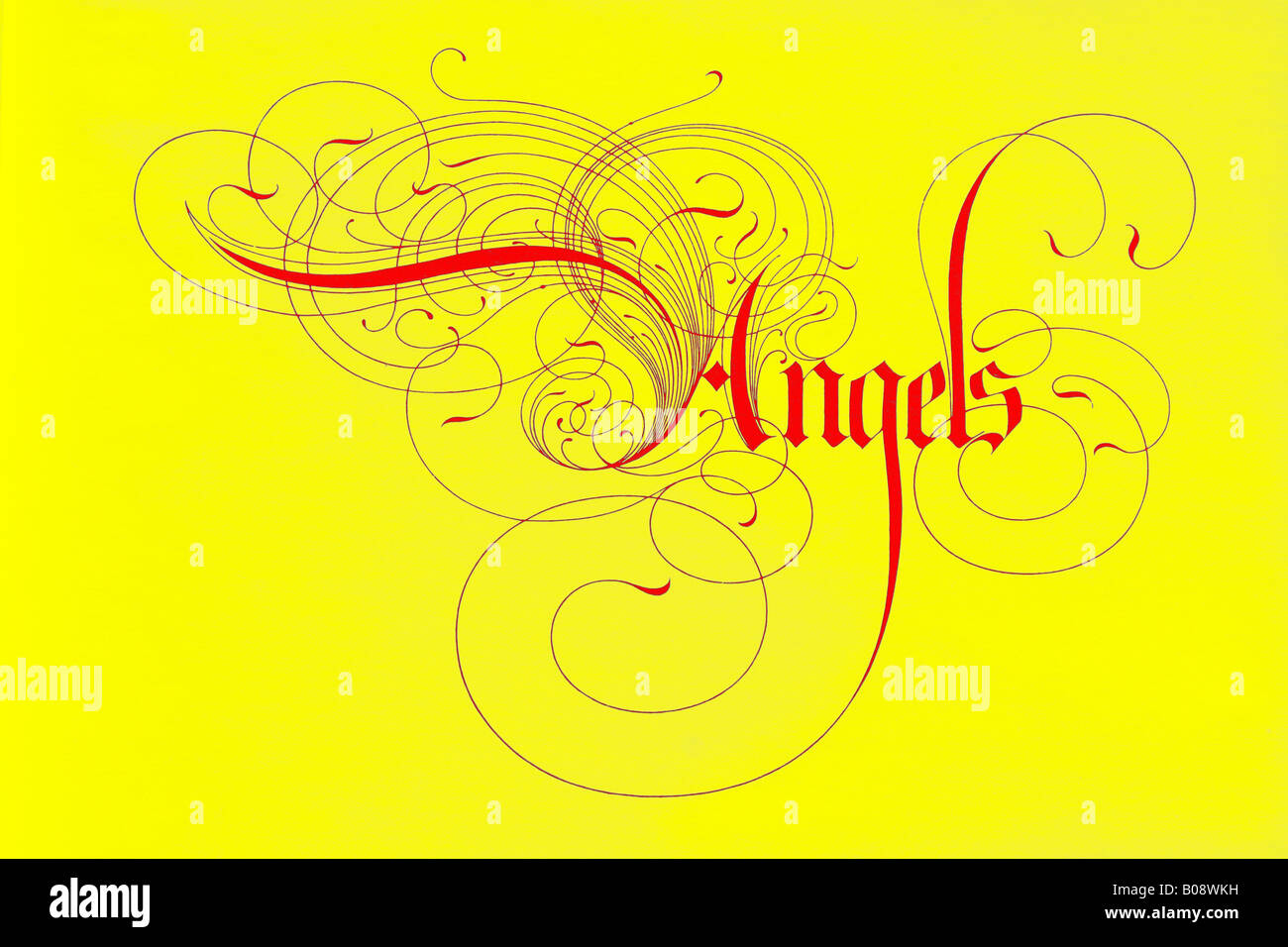 Decorative lettering hi-res stock photography and images - Alamy