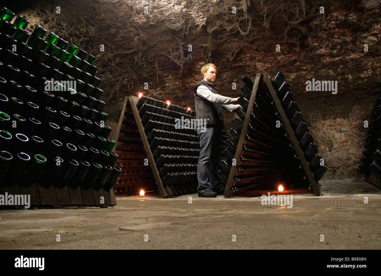 Champagne production process hi-res stock photography and images - Alamy