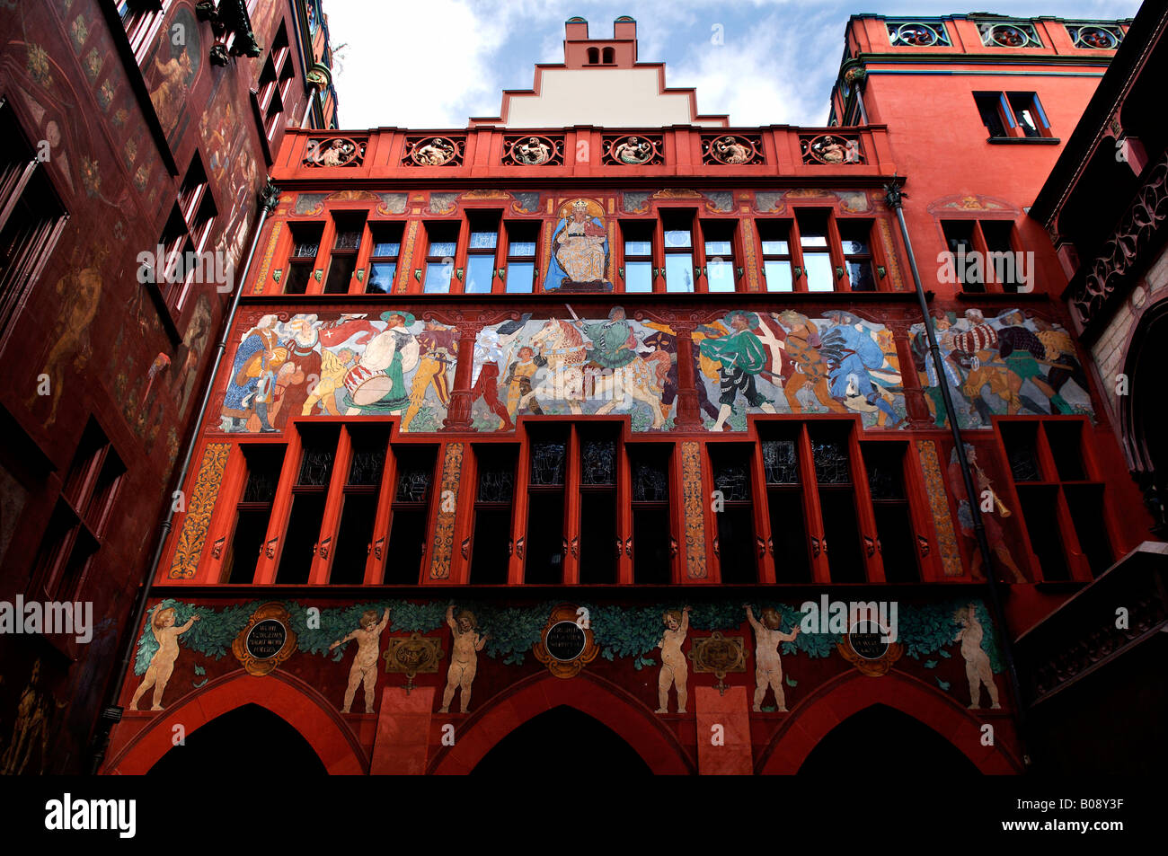 Inner courtyard, Town Hall, Basel, Switzerland Stock Photo - Alamy