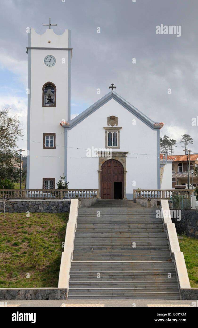 Ponta do Pargo Church, Madeira, Portugal Stock Photo - Alamy