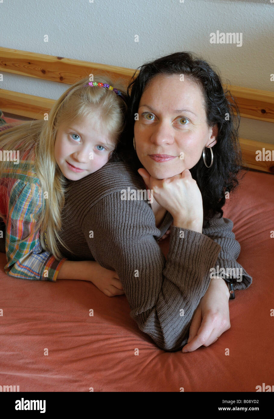 Mother with child, 10 years old Stock Photo - Alamy