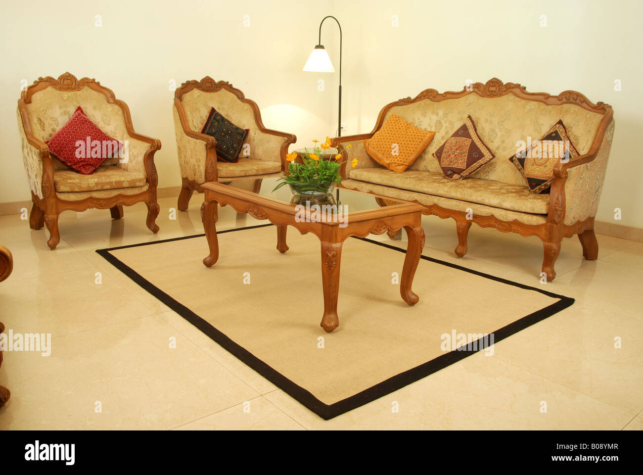 interior of Indian house Stock Photo - Alamy