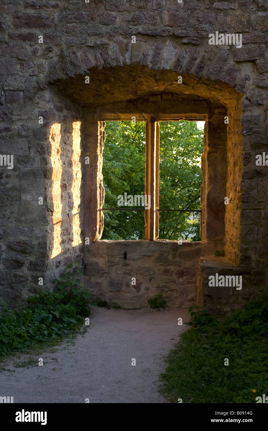 old Castle window, Germany, Baden-Baden Stock Photo - Alamy