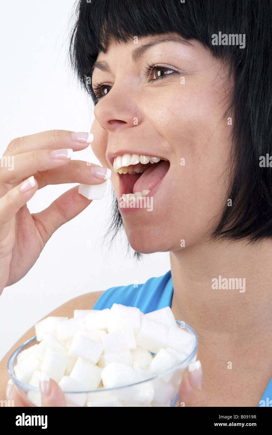 Sugar lump woman hi-res stock photography and images - Alamy