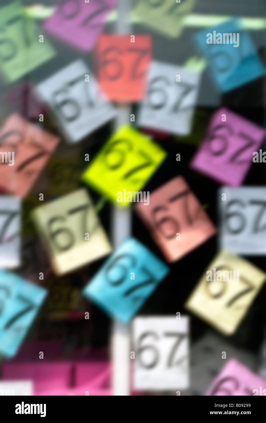 Numbers in colors hi-res stock photography and images - Alamy