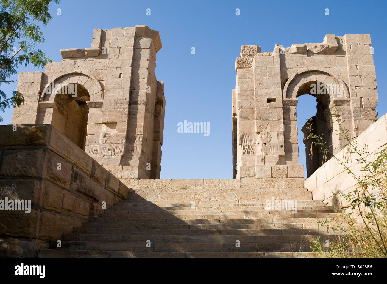 Gate of Diocletian, Temple of Philae, Island of Isis, Agilika, Aswan ...