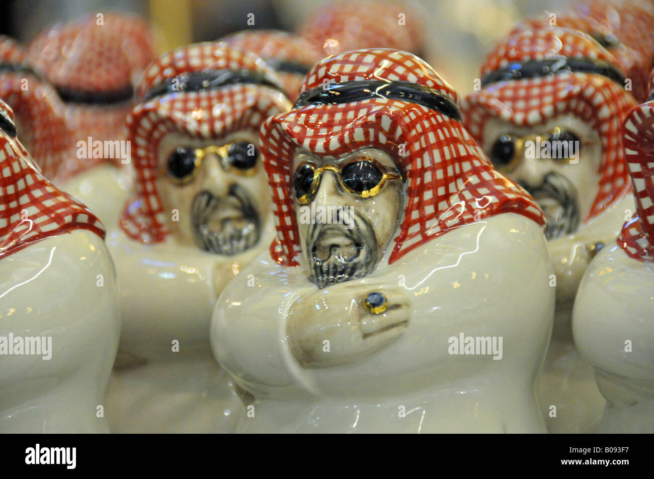 sheik figures at Sheikh Rashid Terminal of Dubai International Airport ...