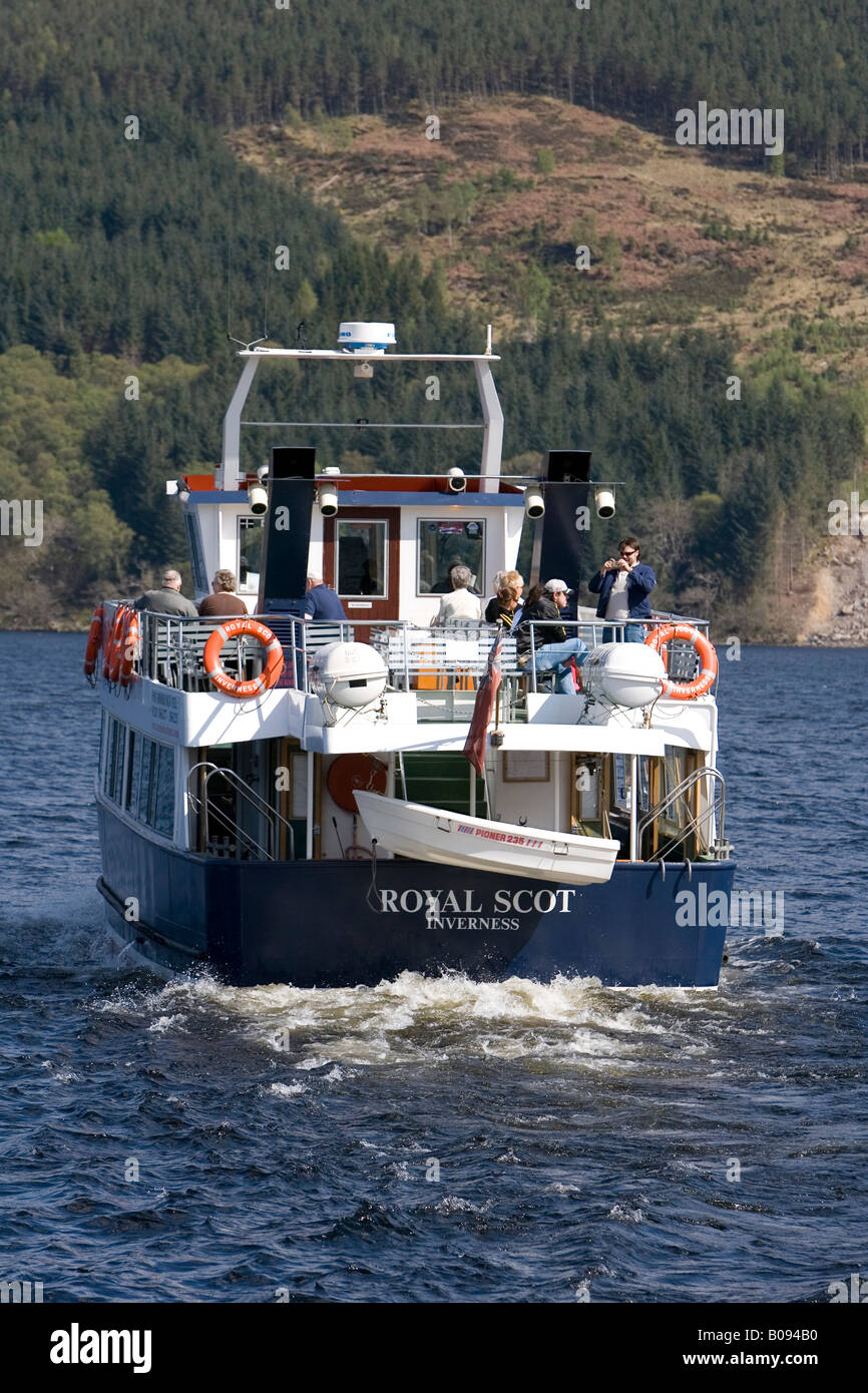 Loch Ness cruise boat, Loch Ness, Scotland Stock Photo - Alamy