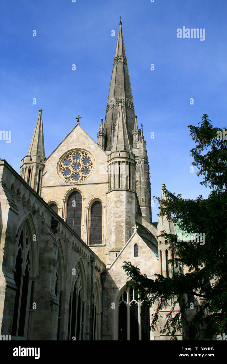 Chichester town centre west sussex england uk gb Stock Photo - Alamy