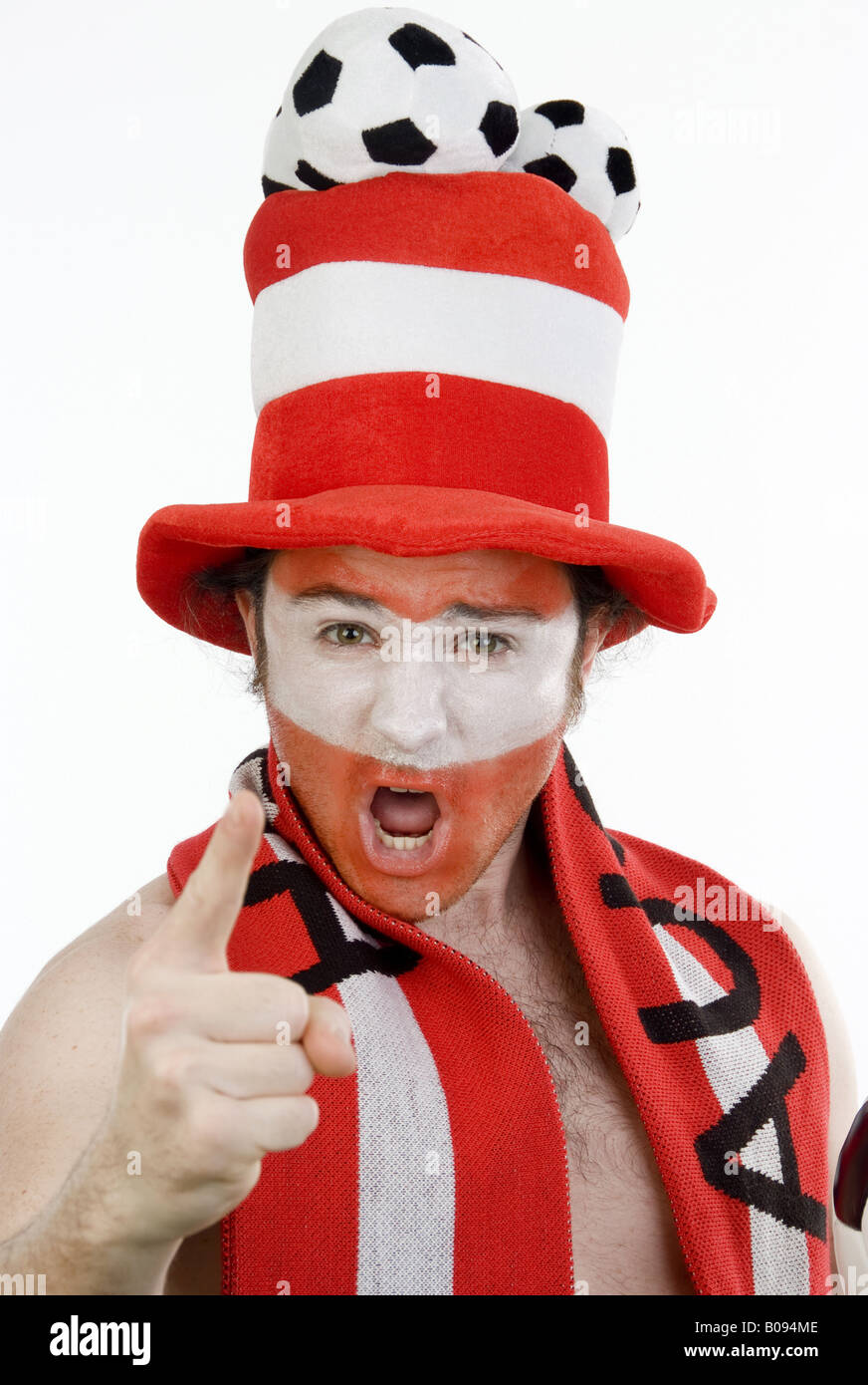 One fan half front view football hi-res stock photography and images ...