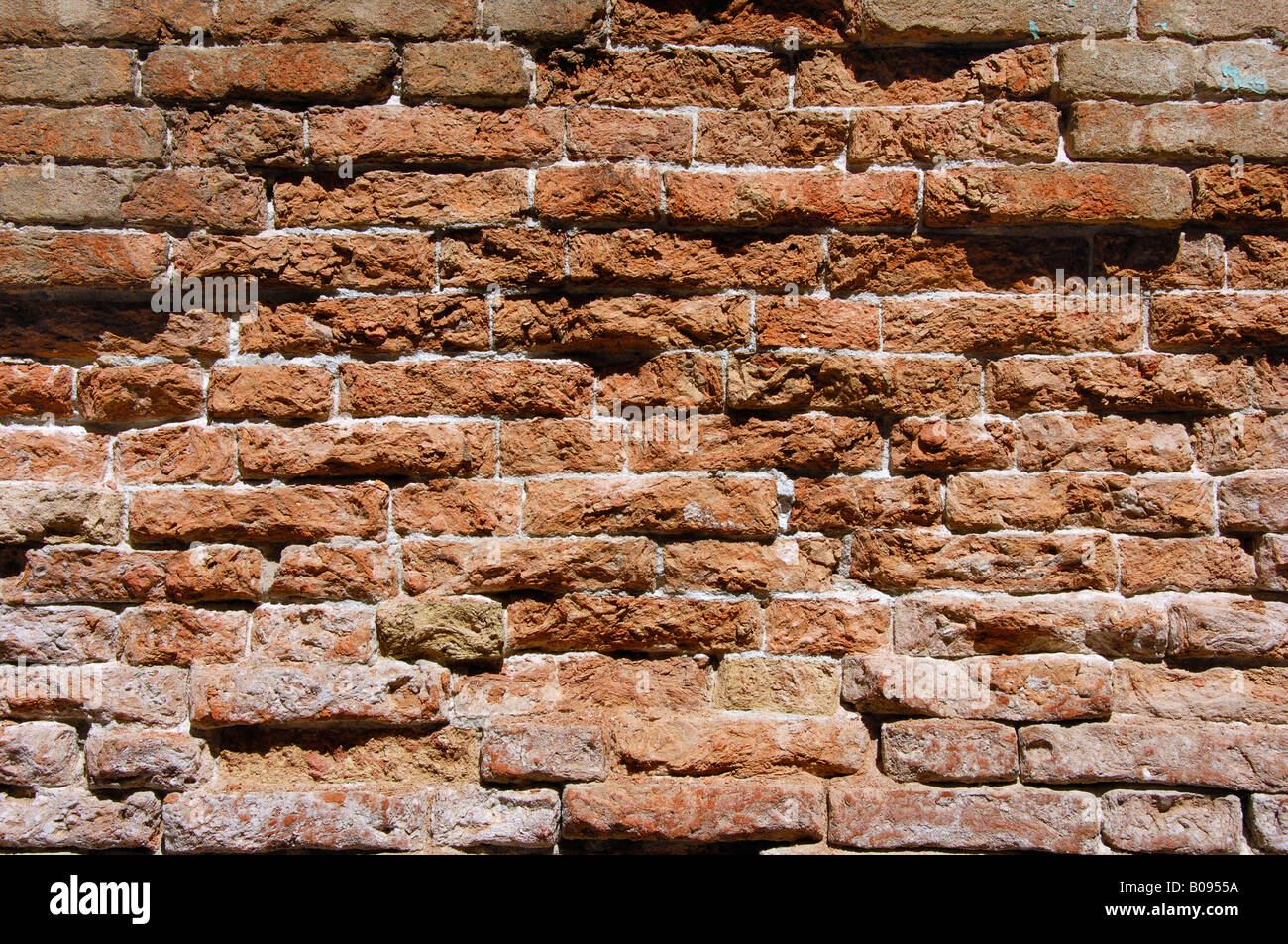 Brick wall, Venice, Venetia, Italy Stock Photo - Alamy