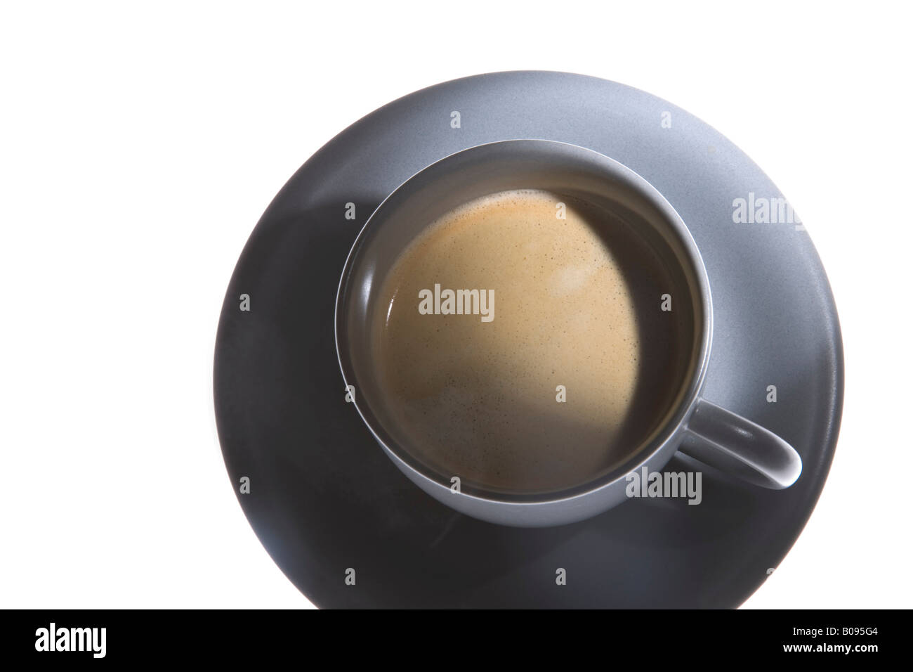 Cup of coffee, cup and saucer Stock Photo - Alamy