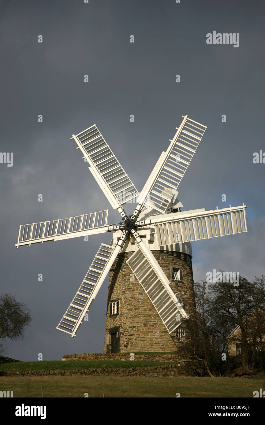 WINDMILL HEAGE DERBYSHIRE ENGLAND WIND POWER OLD ANCIENT TRADITION ...
