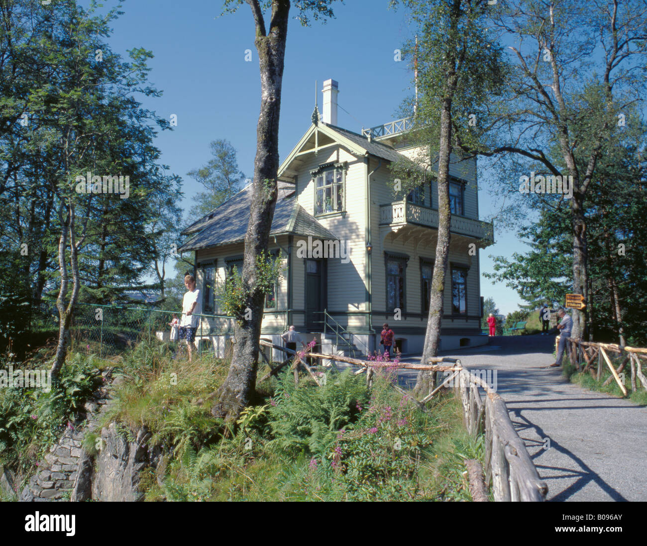 "Troldhaugen", Edvard Grieg's House, Bergen, Hordaland, Norway Stock ...