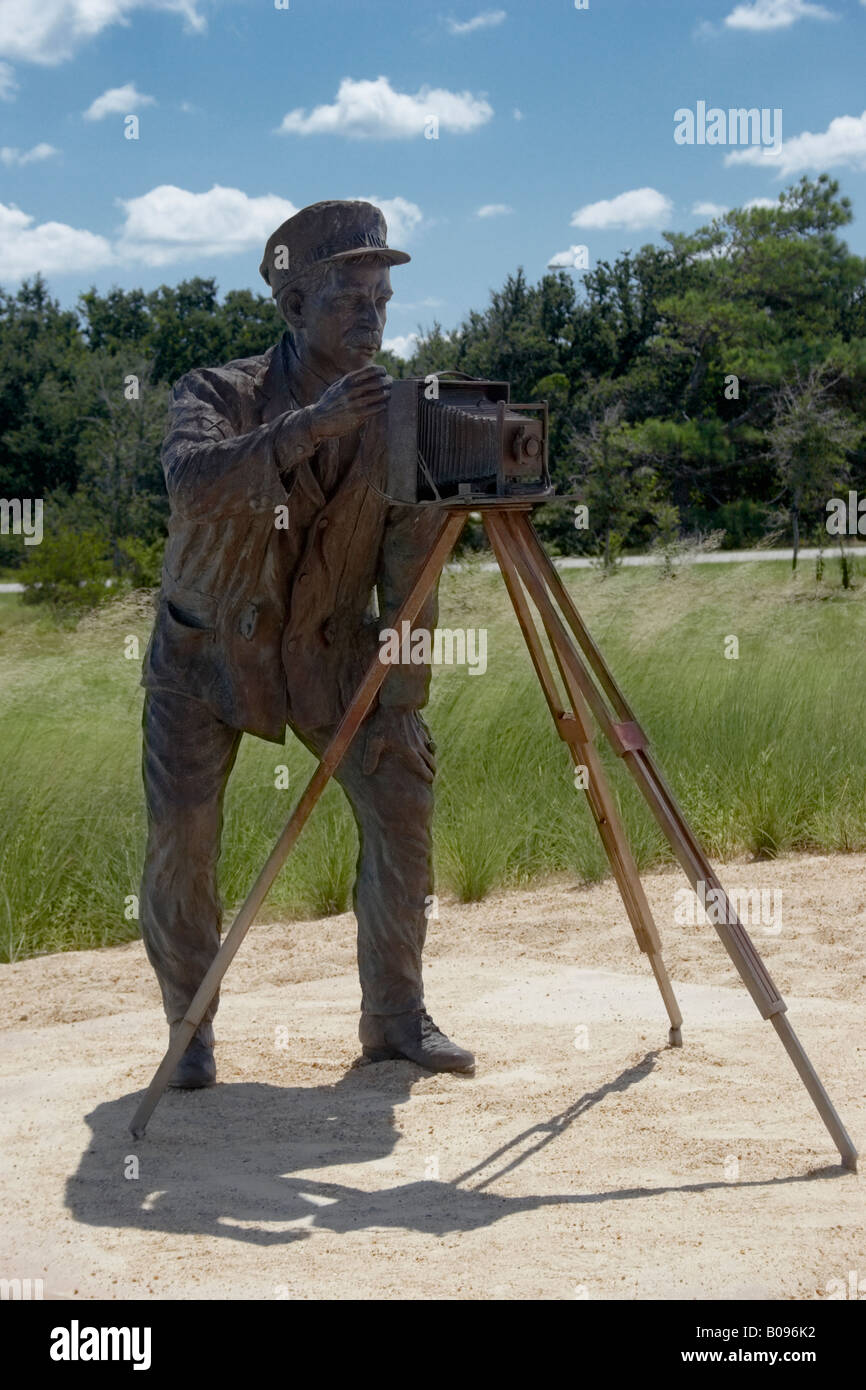 A portion of the sculpture by Stephen H Smith depicting the First ...
