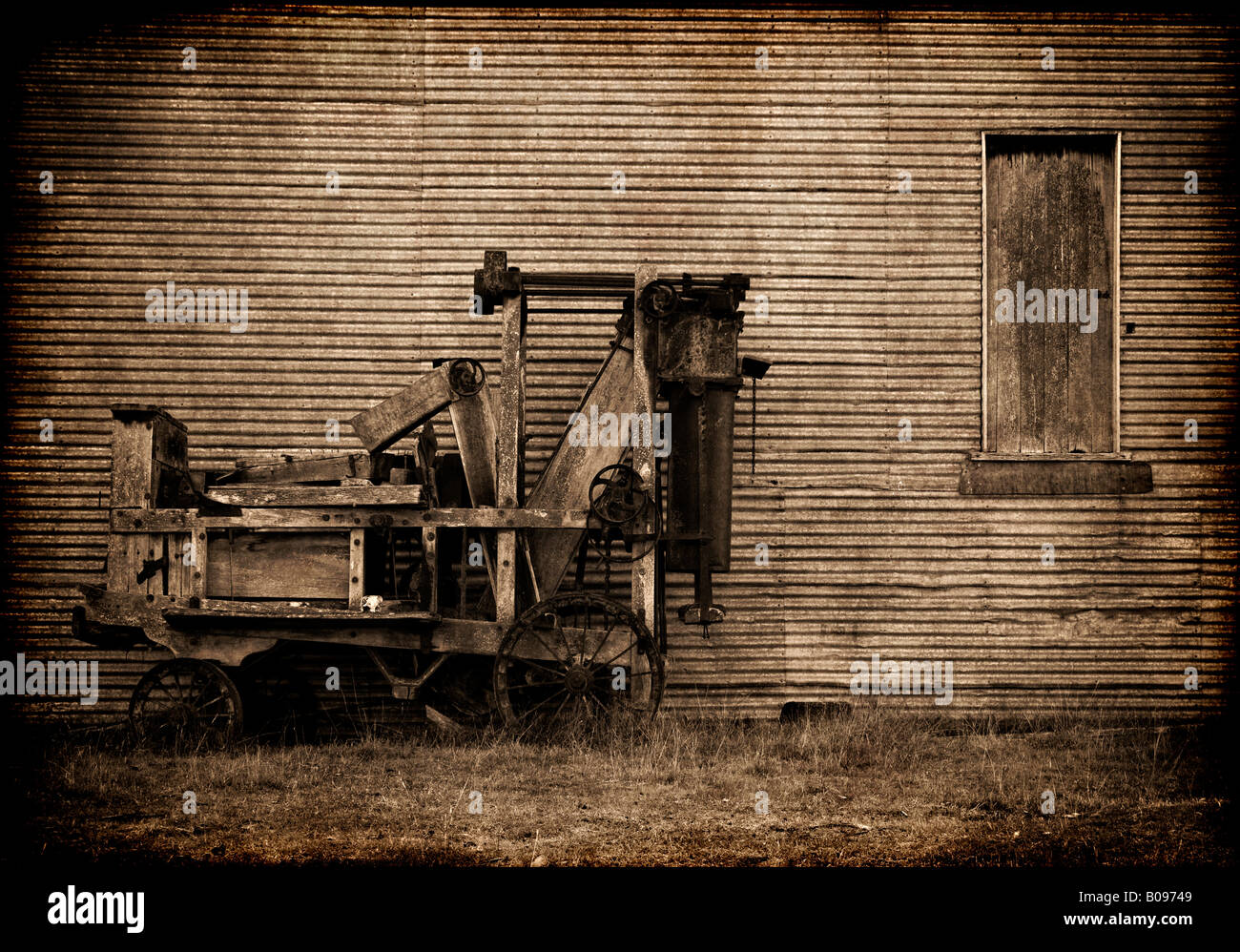 Vintage baler hi-res stock photography and images - Alamy