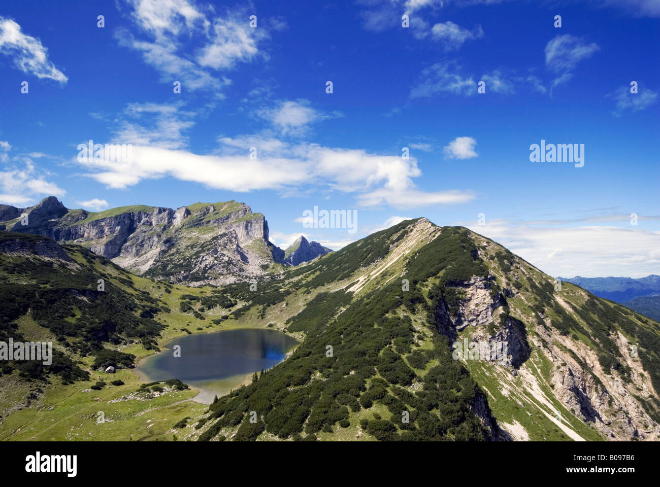 Rofan Mountains, Lake Zireinersee, Tirol, Austria Stock Photo - Alamy