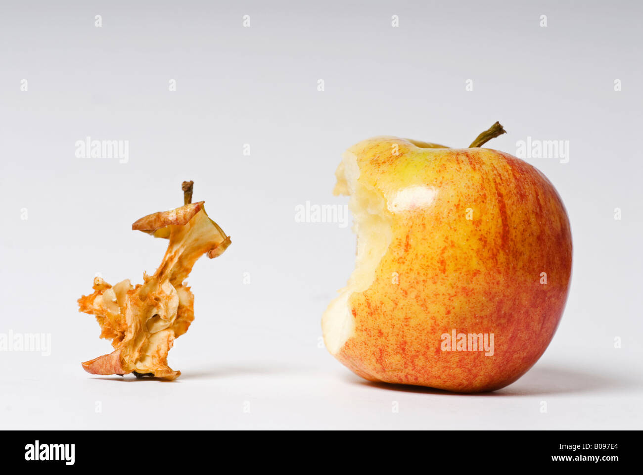 Apple with rotten core hi-res stock photography and images - Alamy