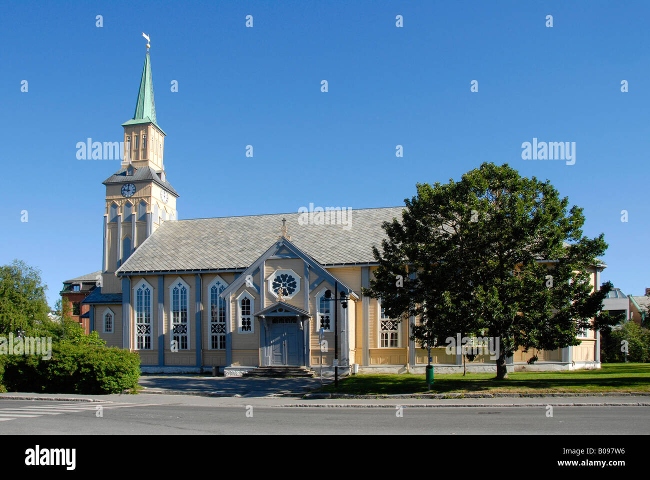 Tromsø Cathedral, the northernmost Protestant cathedral in the world ...