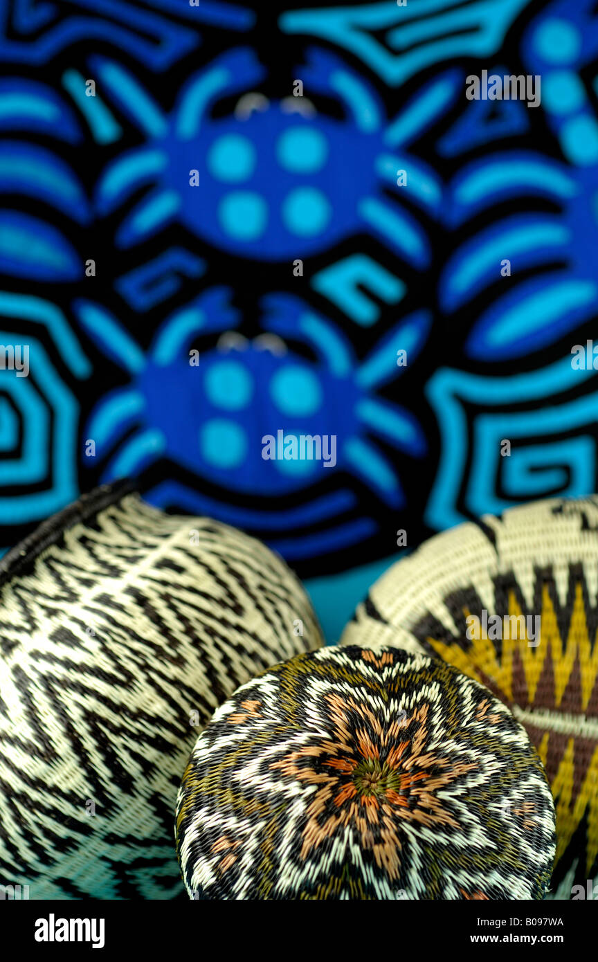 Latin America, Panama, Panamanian arts & crafts.Traditional Embera ...