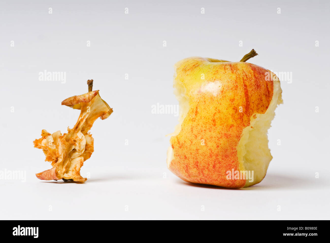 Apple with rotten core hi-res stock photography and images - Alamy