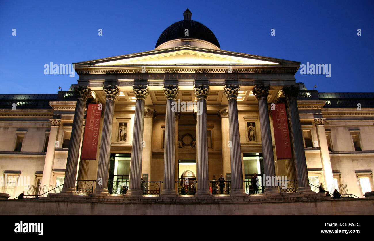 National Gallery, Trafalgar Square, London, England Stock Photo - Alamy