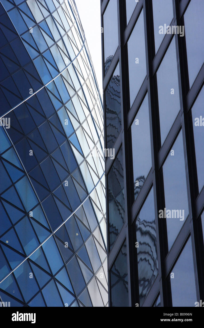 Abstract view of London City office buildings Stock Photo - Alamy