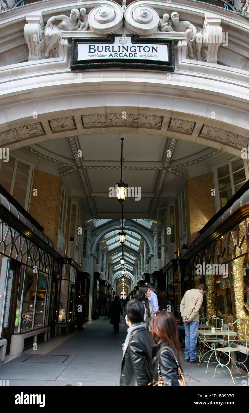 Burlington Arcade, London, England Stock Photo - Alamy