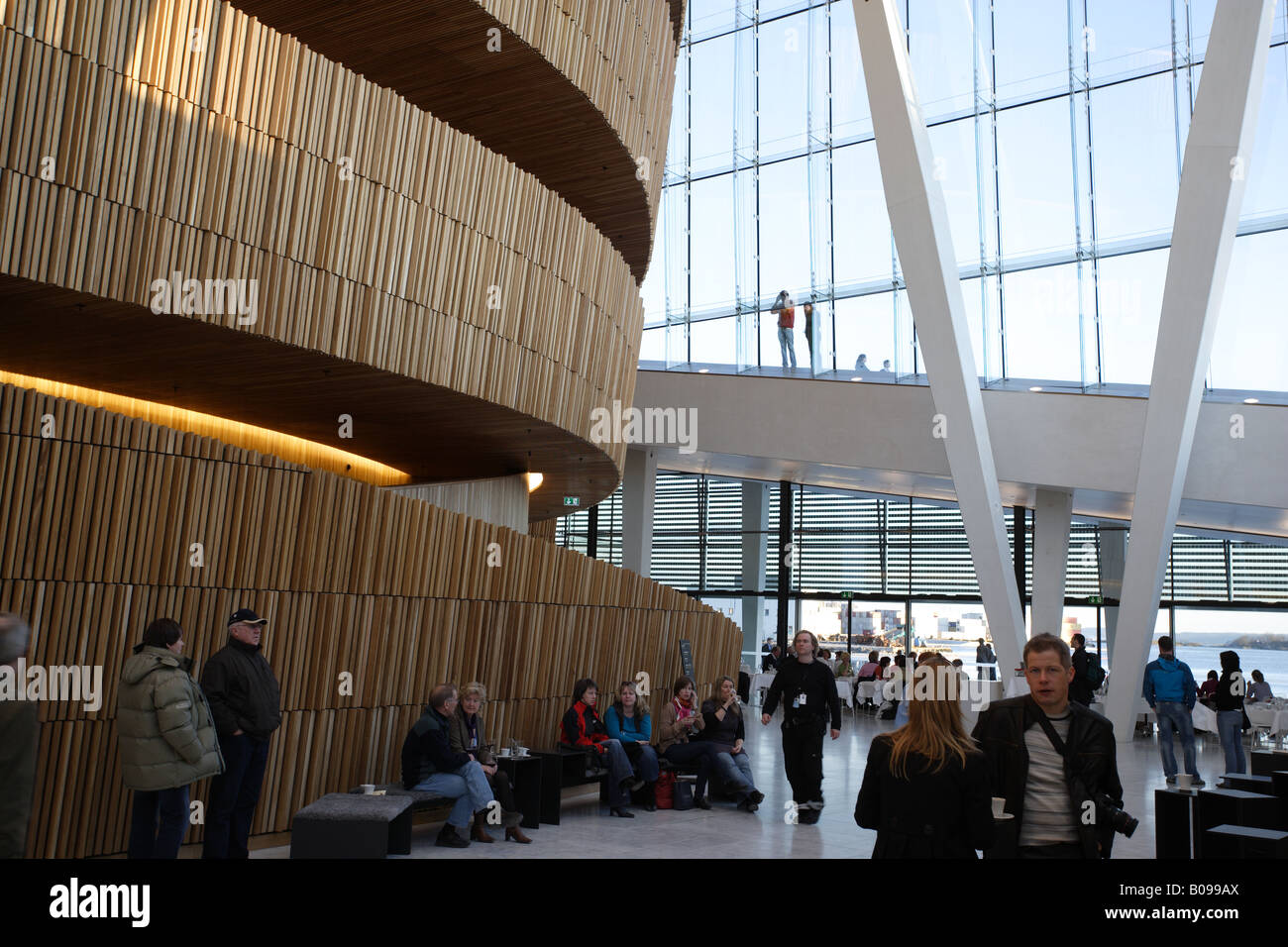 Lobby of the Oslo Opera Stock Photo - Alamy