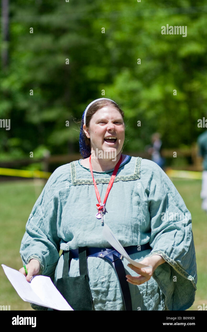 Living history at cub scouts camp Stock Photo - Alamy
