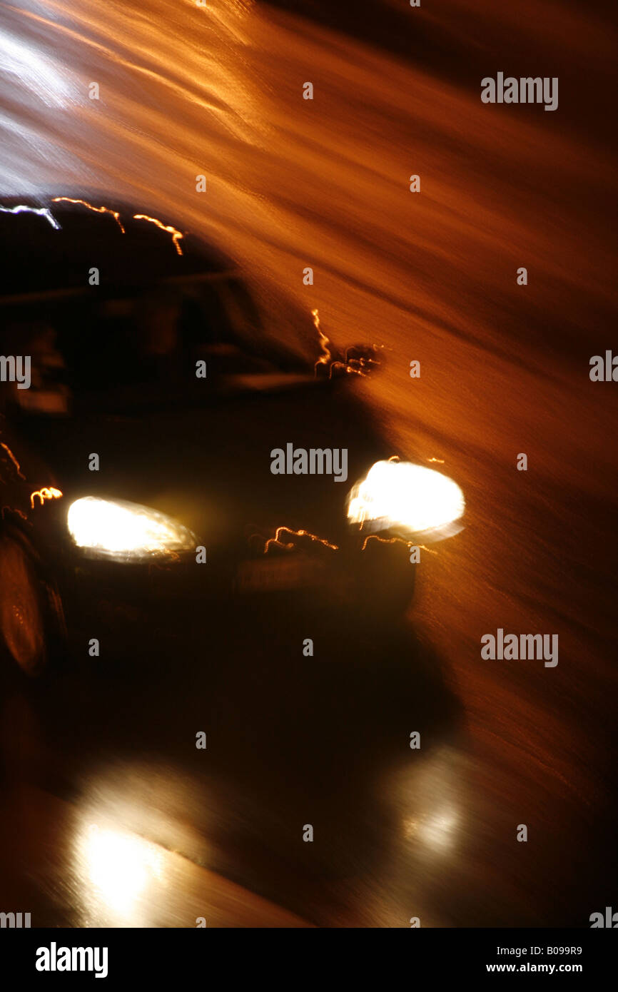 Silhouette shadow car driving on hi-res stock photography and images ...