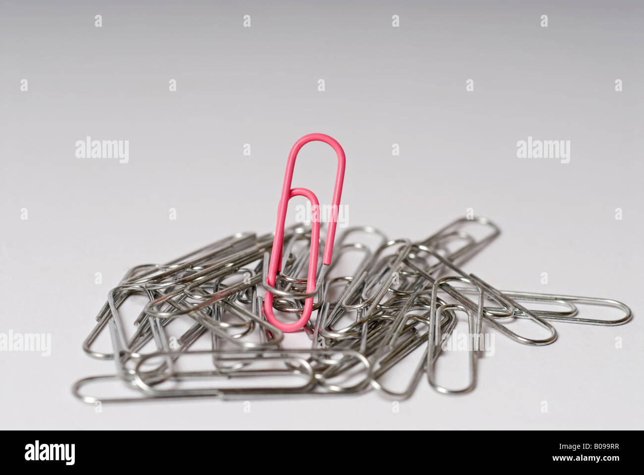 Pink paperclip hi-res stock photography and images - Alamy