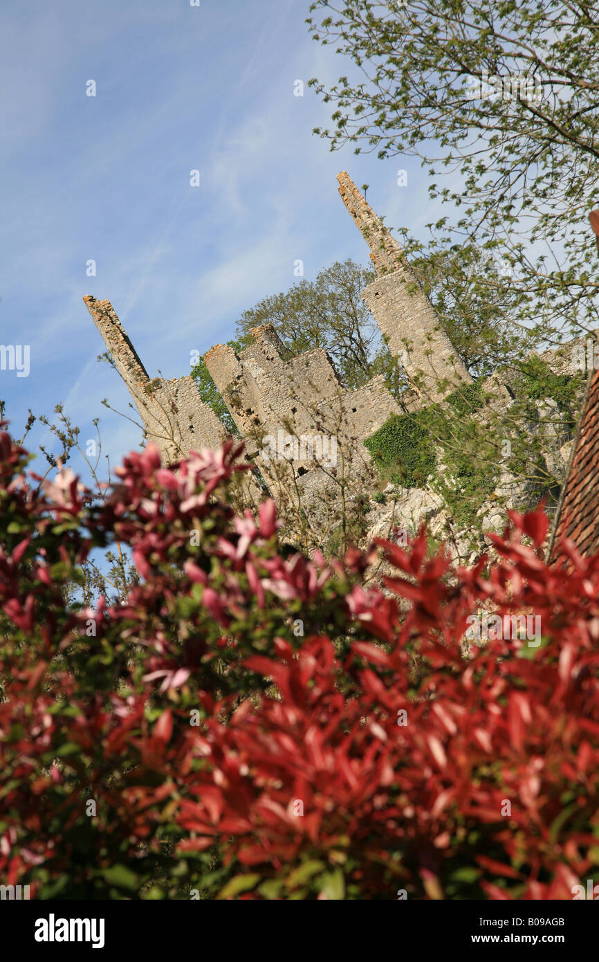 Angles sur L'Anglin the beautiful medieval village in Vienne, Poitou ...