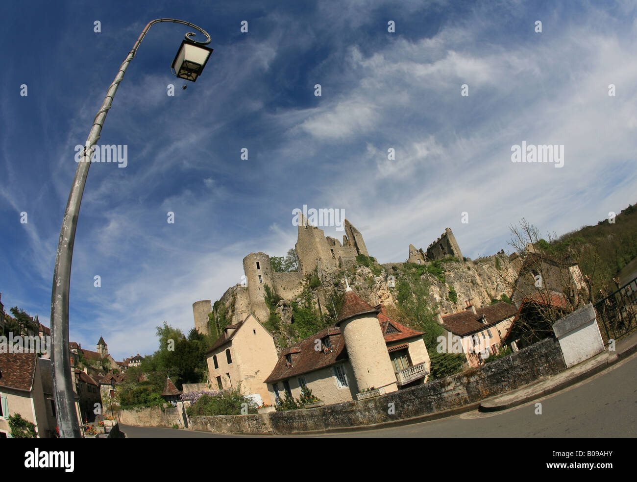 Angles sur L'Anglin the beautiful medieval village in Vienne, Poitou ...