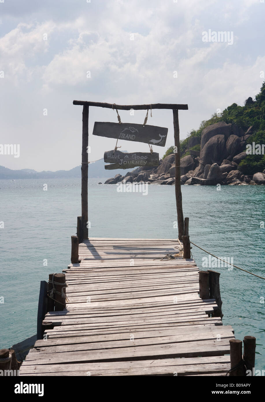 Tropical island sea view hi-res stock photography and images - Alamy