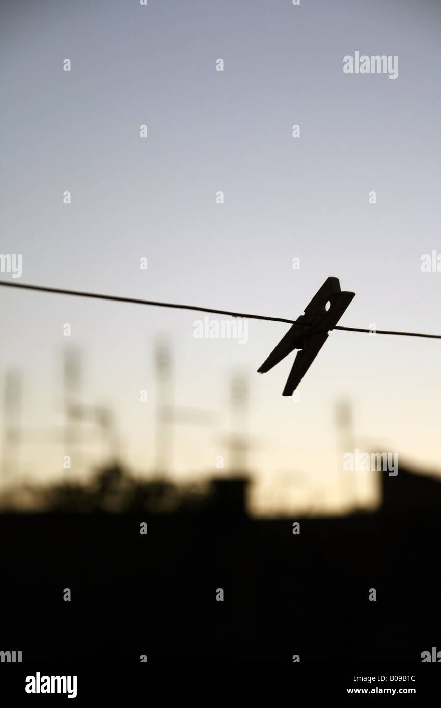 Washing clothes line pole hi-res stock photography and images - Alamy