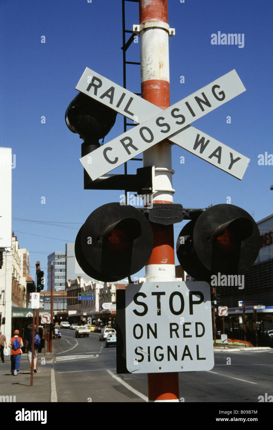 Toowoomba Level crossing BRISBANE AUSTRALIA Stock Photo - Alamy