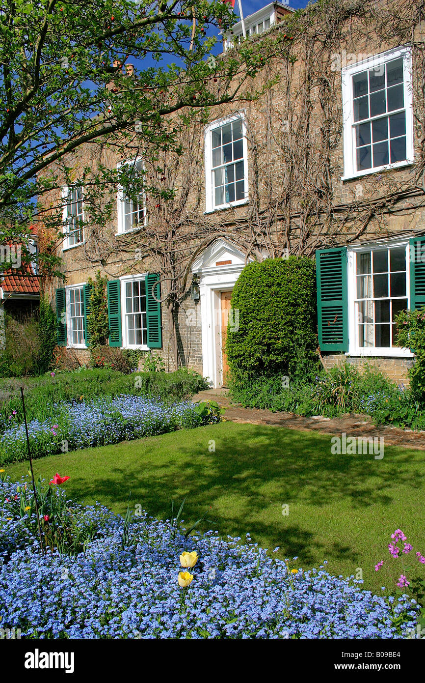 Georgian House Hemmingford Grey village Cambridgeshire England Britain ...