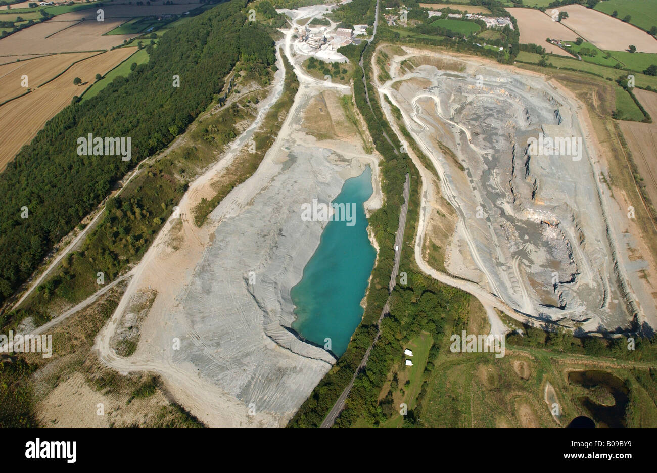 Wenlock edge quarry hi-res stock photography and images - Alamy