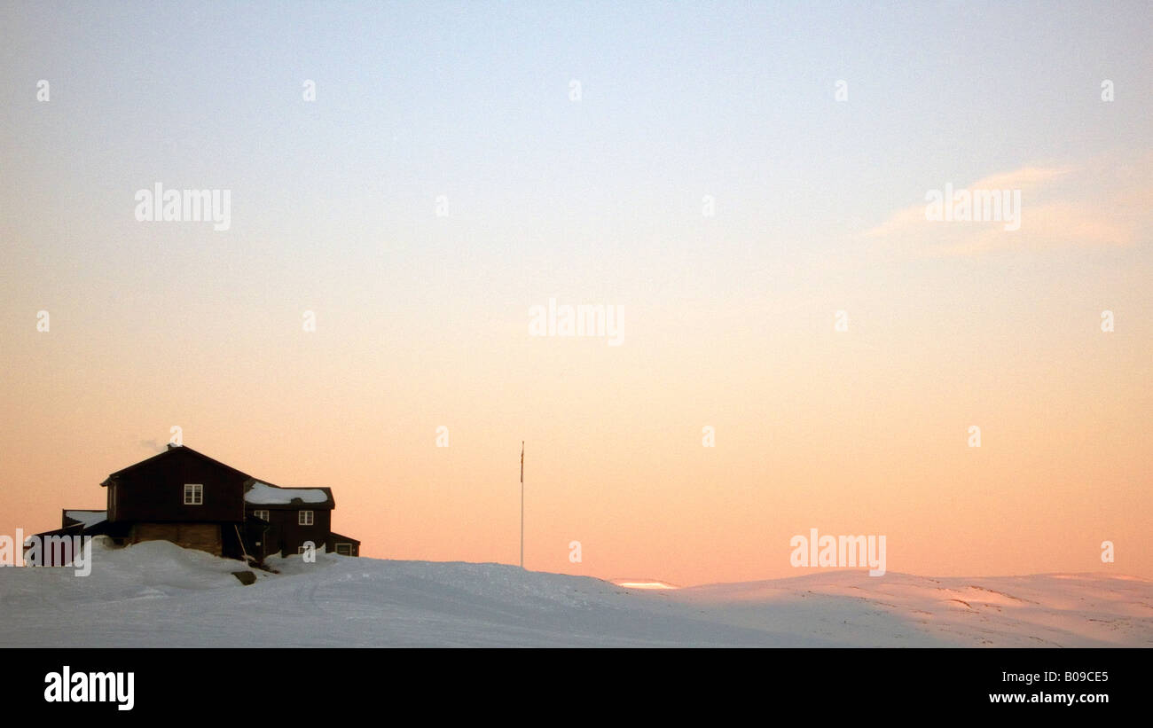 Finse DNT Norwegian Trekking Association hut Norway Stock Photo - Alamy