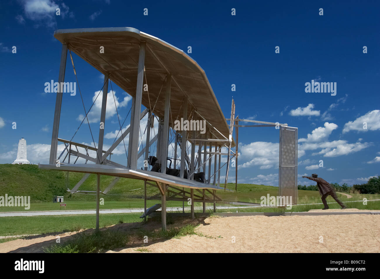A portion of the sculpture by Stephen H Smith depicting the First ...
