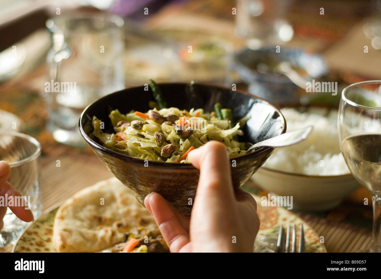 A vegetable stirfry Stock Photo - Alamy