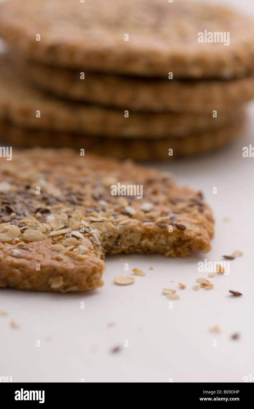 A cookie with a bite taken out of it Stock Photo - Alamy