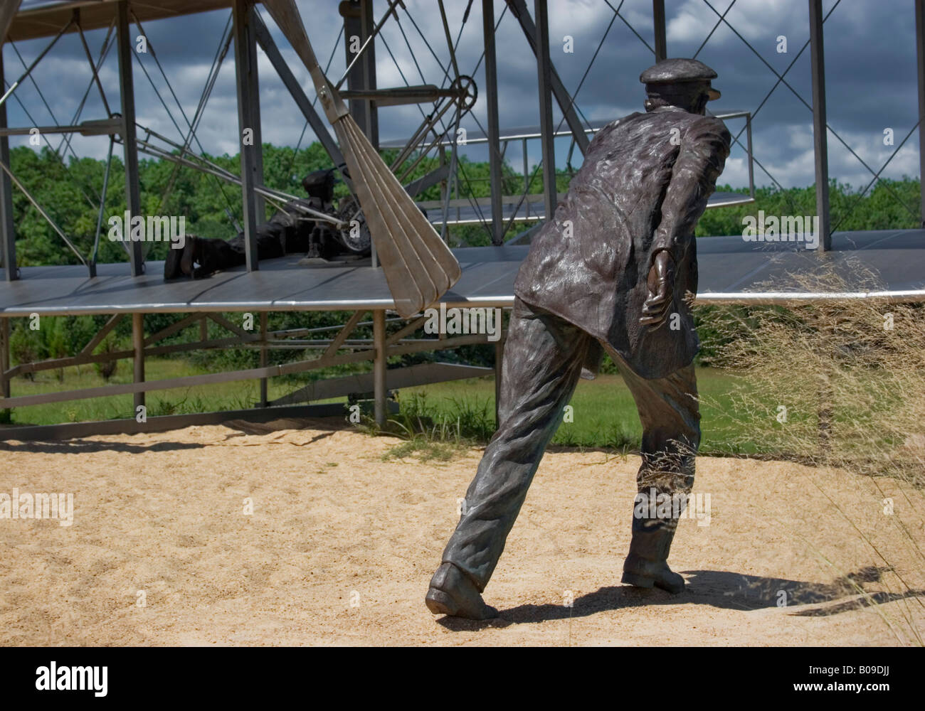 A portion of the sculpture by Stephen H Smith depicting the First ...
