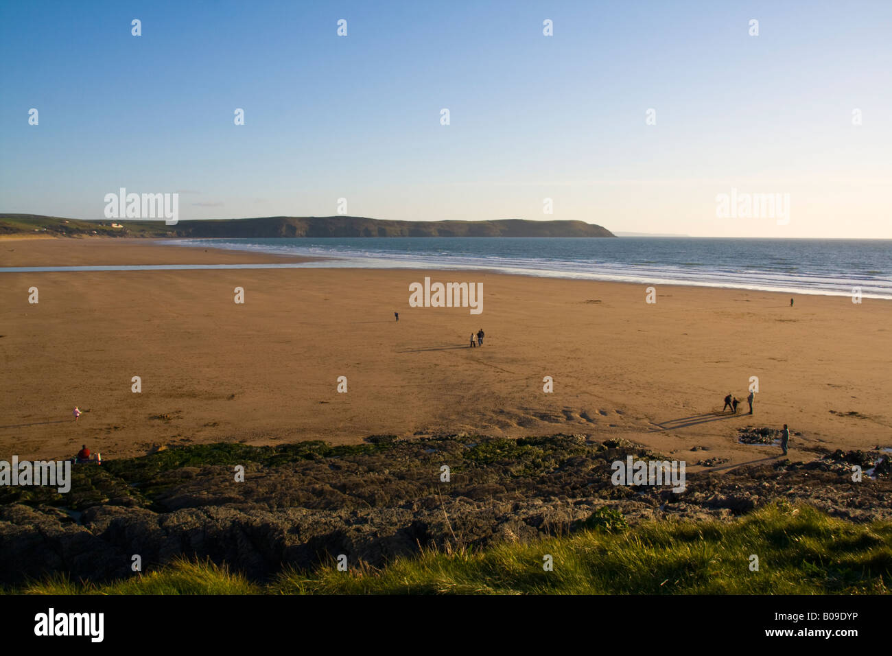 Woolacombe beach North Devon England UK Stock Photo - Alamy