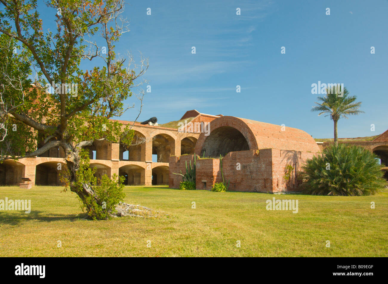 Inside Fort Jefferson and the Dry Tortugas National Park Florida USA ...