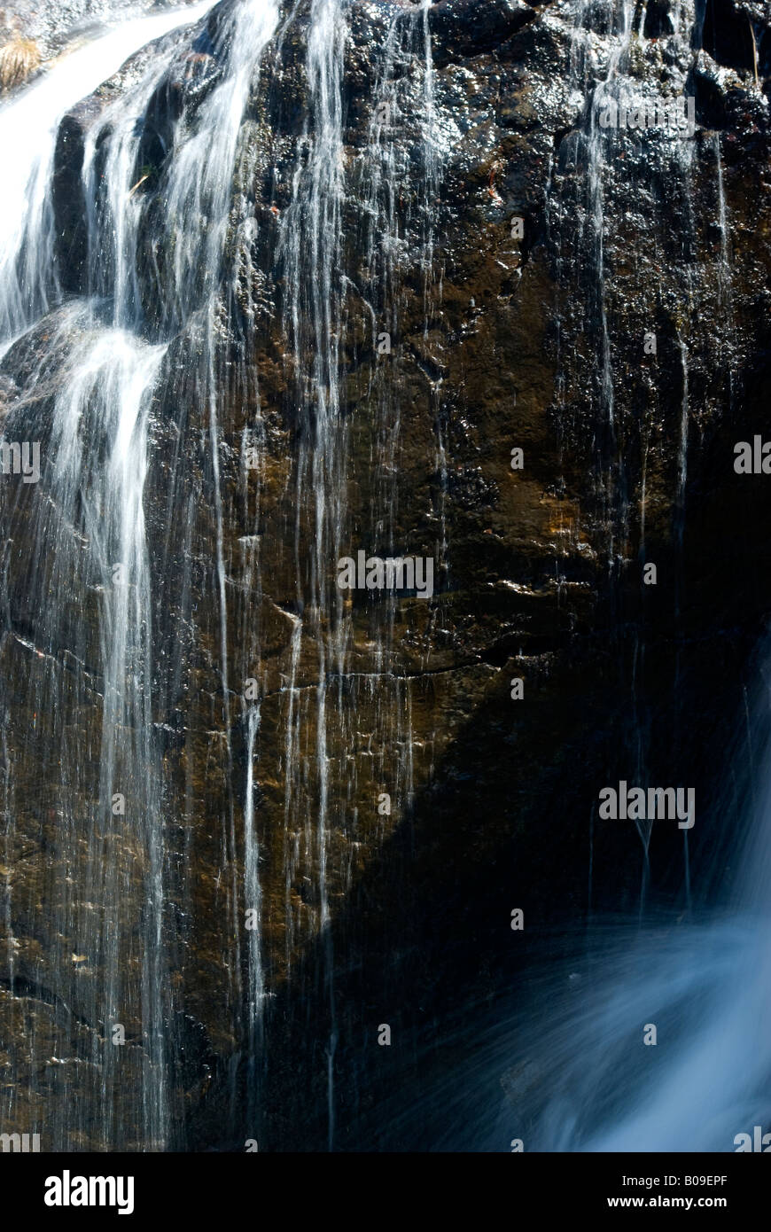 Water flows over cascade hi-res stock photography and images - Alamy