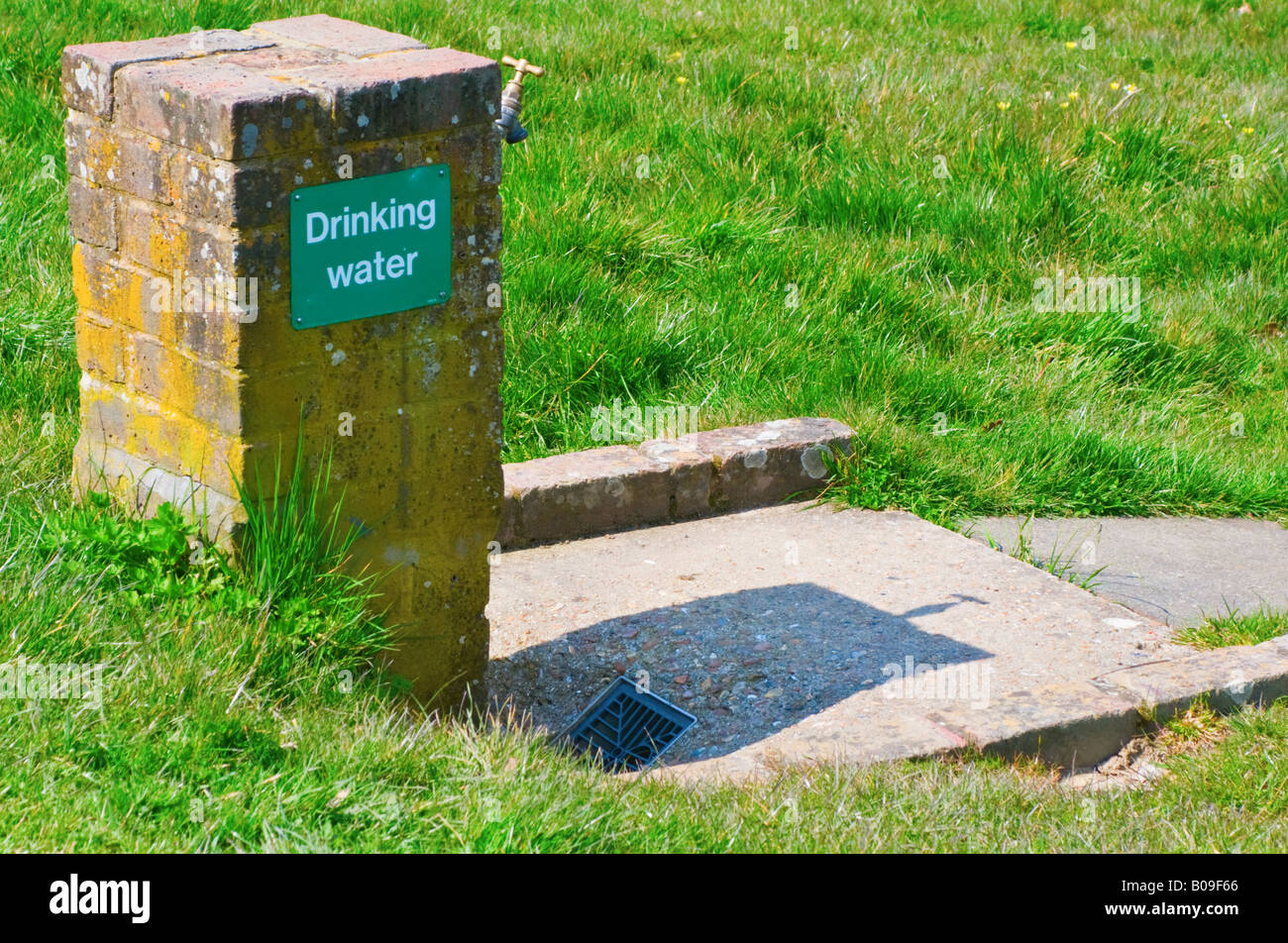 Outside fresh water tap (2 Stock Photo - Alamy